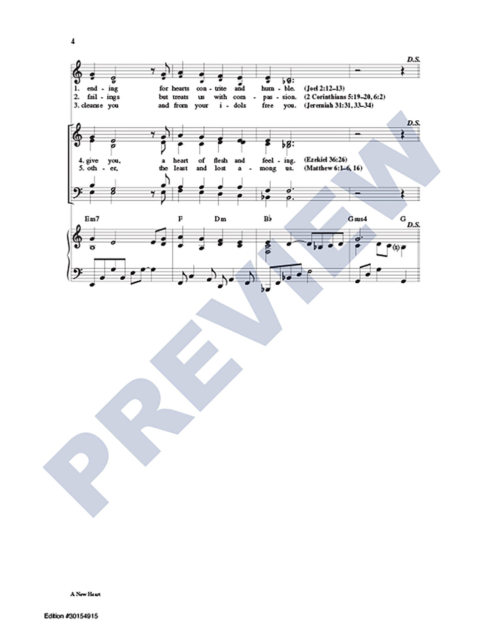 A New Heart – OCP Choral Music